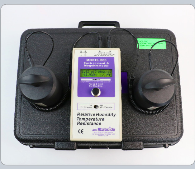 สิ่งแวดล้อมและ Megohmmeter Surface Resistivity Meter ACL 800 เครื่องทดสอบความต้านทานแบบดิจิตอล ...